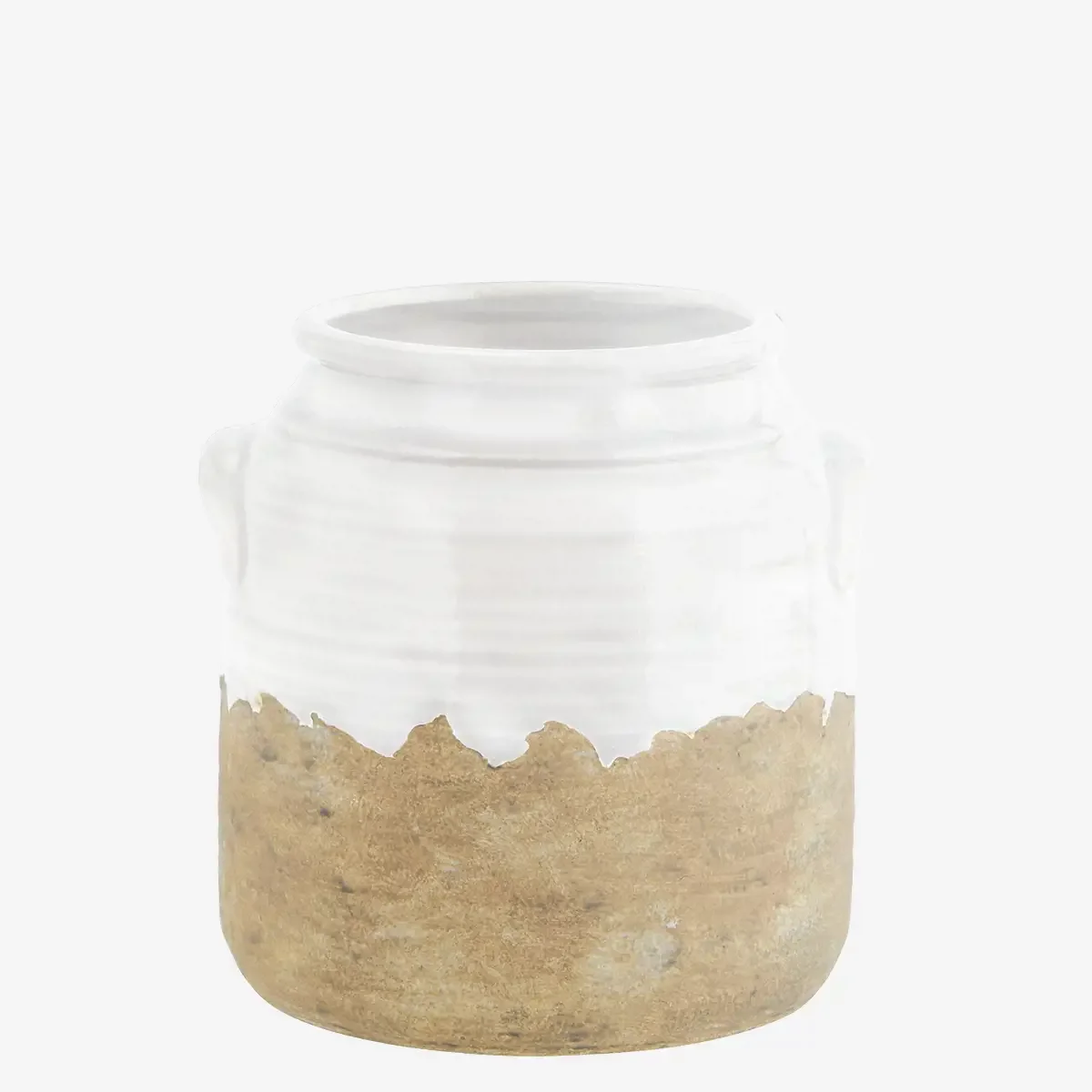 Madam Stoltz Sten Vase, Hvid Natur